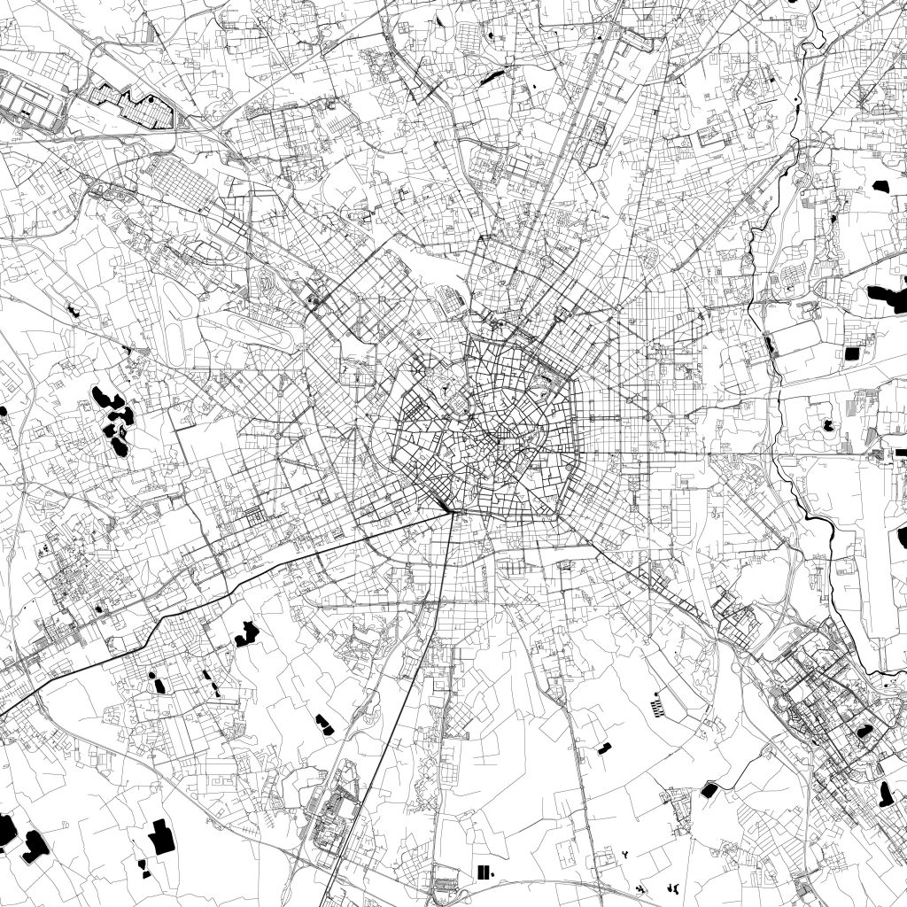 La forma geometrica delle città: 3 tipologie di pianta